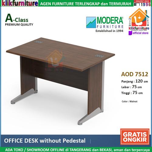 Promo MODERA AOD 7512 Office Desk Meja Kantor Meja Kerja Meja Tulis ...