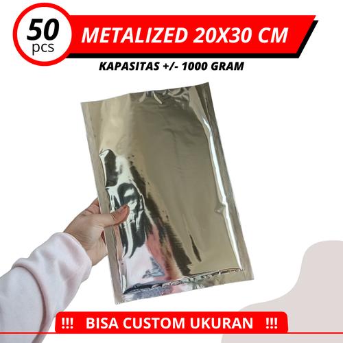 Jual BAHAN KEMASAN ALUMUNIUM - METALIZED FOIL - ALUMUNIUM BUNGKUS 20X30 ...