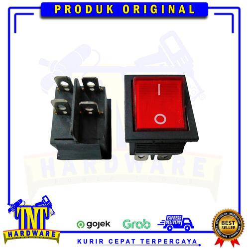 Jual SWIT ON OFF 4 CABANG - SAKLAR TOMBOL POWER AKTIF - STOP KONTAK ...