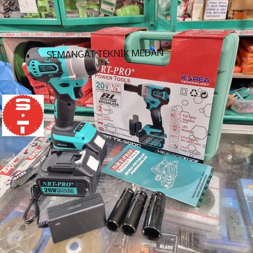 Promo TX-30 DC CORDLESS BUKA RODA BAUT IMPACT WRENCH 1/2" 20V NRT PRO ...