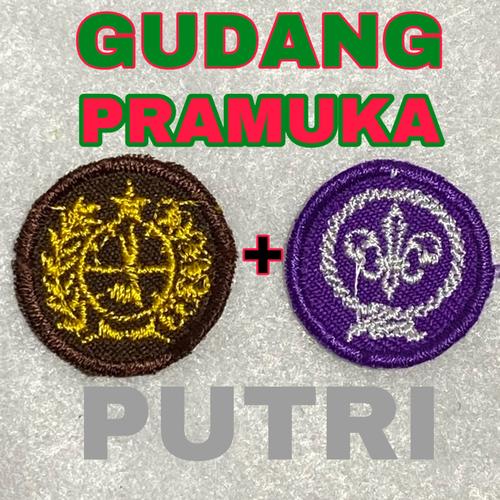 Jual Bet pramuka tanda pelantikan dan tanda pandu dunia kitri putri ...