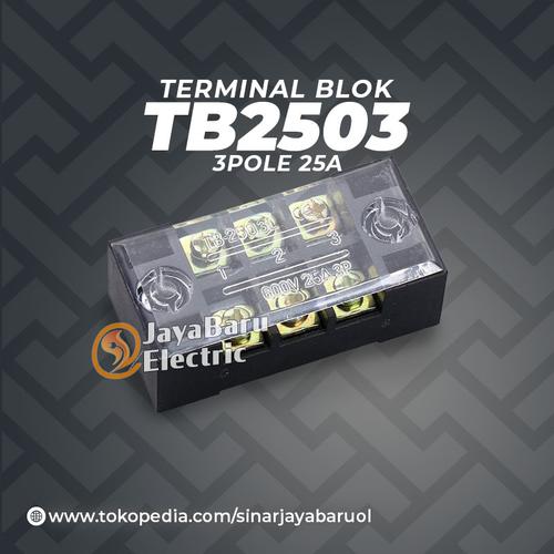 Jual Terminal Block Terminal Blok 3P 3 Pole 25A TB2503 - Jakarta Barat - Sinar Jaya Baru_NEW ...