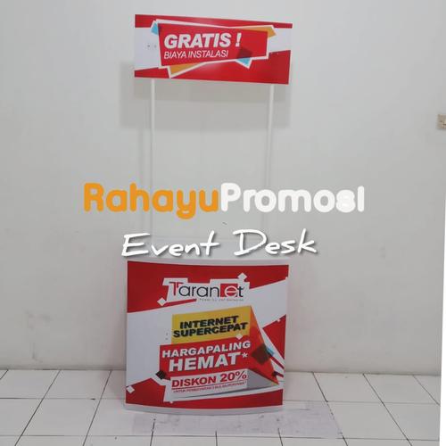Jual Event Desk - booth portable - meja promosi - promotion table ...