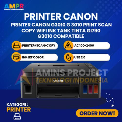 Jual Printer Canon G3010 G 3010 Print Scan Copy WiFi with Compatible ...