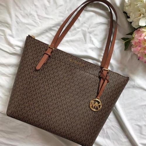 Jual Michael Kors Original Shoulder Tote Bag In Signature Brown ...