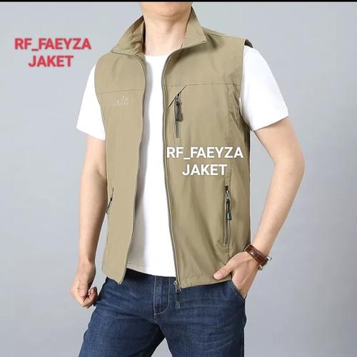 Jual rompi motor jaket pria/jaket rompi pria outdoor tactical lapangan ...