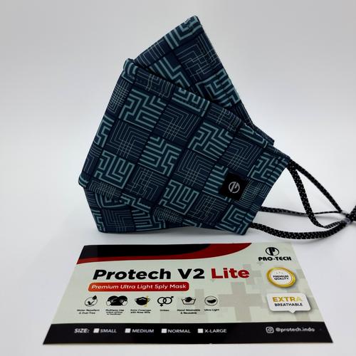 Jual MASKER KAIN PROTECH V2 LITE PREMIUM 5 PLY MASK MOTIF 523 - M ...
