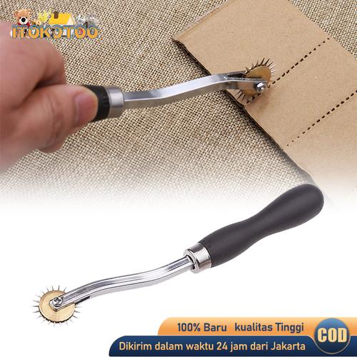 Jual Edge Needle Point Tracing Wheel Leather Craft Over Stitching Wheel ...