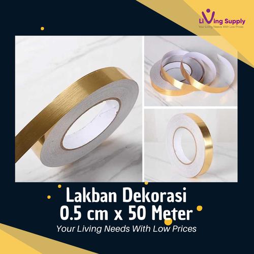 Jual Lakban Sticker Dekorasi Ruangan Floor Strip 0.5 cm x 50 - Jakarta ...