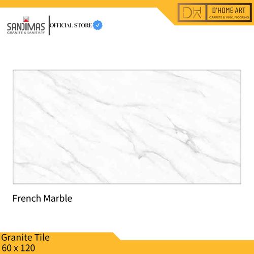 Jual GRANIT DINDING - GRANIT LANTAI SANDIMAS FRENCH MARBLE 60 X 120CM ...