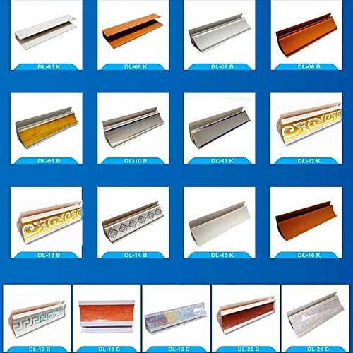 Jual LIS PROFIL Plafon PVC DL 16K Ready Stok Gratis Ongkir - 1 Meter ...