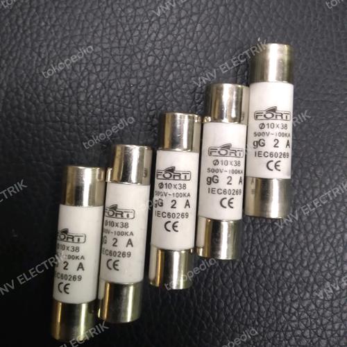 Jual fuse keramik 10x38 fuse 2A - Jakarta Pusat - VNV ELECTRIK | Tokopedia