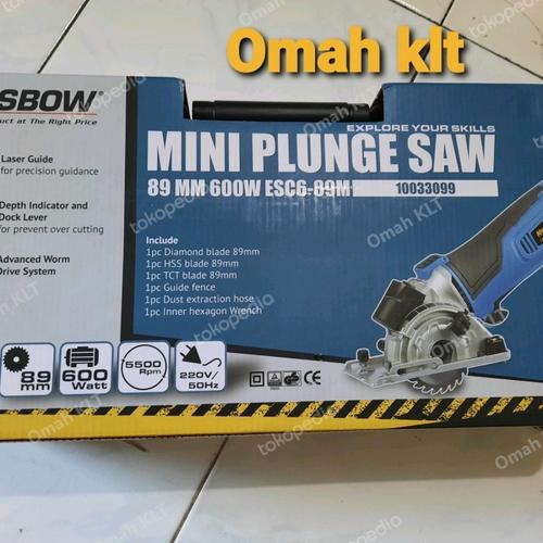 Jual krisbow gergaji listrik mini 8,9cm mini plunge saw circular - Kota ...