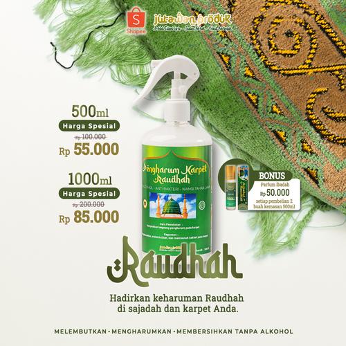 Jual PENGHARUM/PARFUM KARPET/SAJADAH ISLAMI RAUDHAH MASJID NABAWI ...