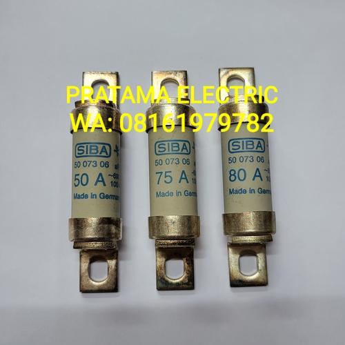 Jual Fuse Siba Ultra Rapid 50A / 75A / 80A / 100A - 50A - Jakarta Barat ...