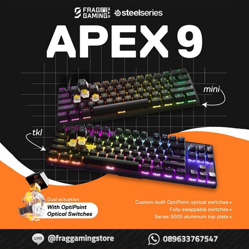 Jual Steelseries Apex 9 Mini 60% RGB Mechanical Gaming Keyboard ...