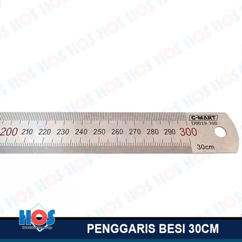 Jual Penggaris besi 30 cm 60 cm CMART - 300mm (30cm) - Kota Samarinda - hardware online ...