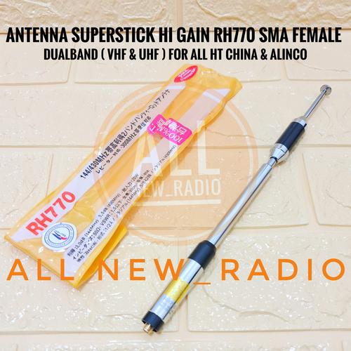 Jual ANTENA HT SUPERSTICK RH770 SMA FEMALE ANTENNA TARIK HT DUALBAND RH 770 - Jakarta Utara ...