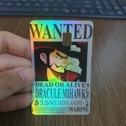 Jual Sticker Skin ATM Hologram CH0005 - One Piece - Bounty Mihawk ...