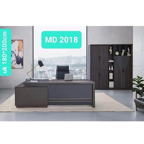 Jual Meja Direktur Modern / Meja Manager L / Meja L Minimalis (Black ...