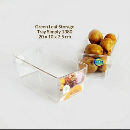 Jual GL-Storage Tray Transparan Kontainer Kulkas Bening Food Container ...