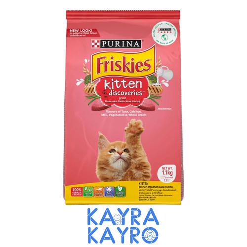 Jual Friskies Kitten Discoveries Cat Food 1,1 kg - Makanan Anak Kucing ...