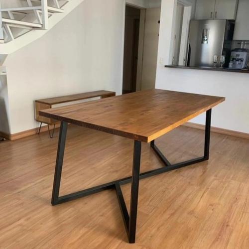 Jual Meja makan minimalis hpl rangka besi elegan / dining table ...