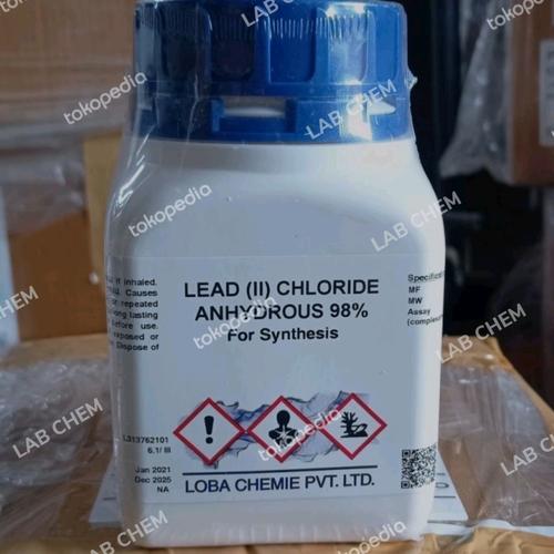 Jual Lead II Chloride Anhydrous 98% for synthesis 500G / PbCl2 - Kota ...
