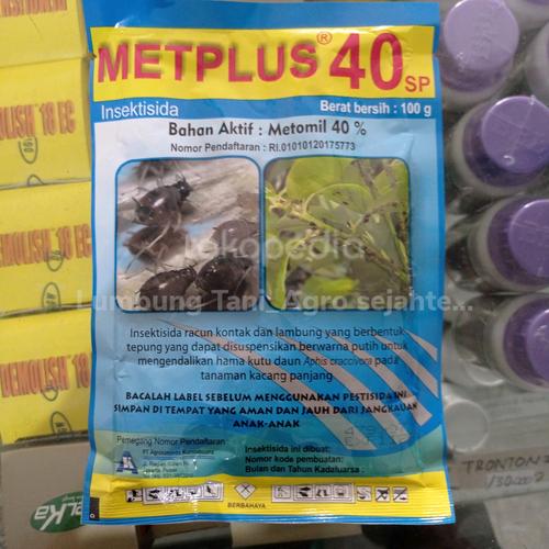 Jual insektisida metplus 40SP 100gr metomil 40 persen obat telur ulat ...