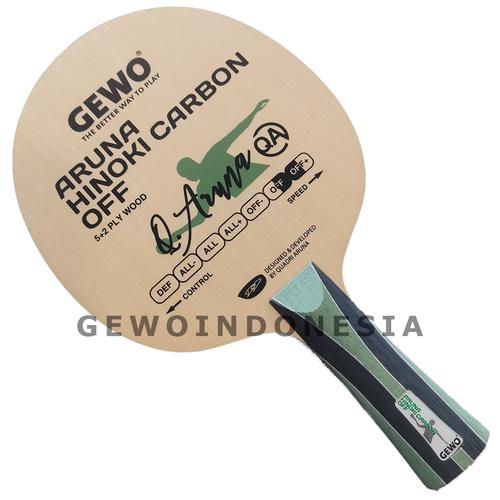 Jual GEWO Aruna Hinoki Carbon OFF - Kayu Pingpong Blade Tenis Meja Bet Bat - FL - Kab. Bandung ...