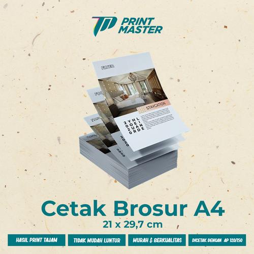 Jual Cetak Brosur / Flyer A4 (1 Sisi / 2 Sisi) - 1 Sisi, Art Paper 120 ...