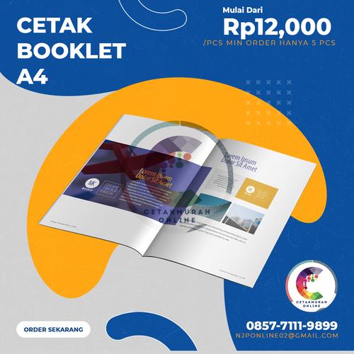 Jual BOOKLET COMPANY PROFILE UKURAN A4 ( POTRAID ) - 4 HALAMAN, DOFF ...