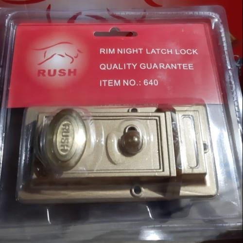 Jual Kunci Pintu Otomatis Rim Night Latch Auto Lock 640 RUSH Model Vyba ...