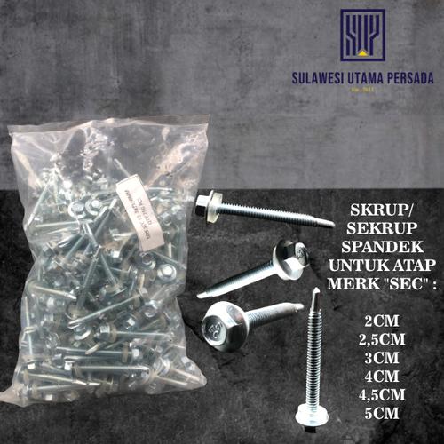 Jual Sekrup skrup spandek atap "SEC" baut atap genteng - 5CM - Kota ...