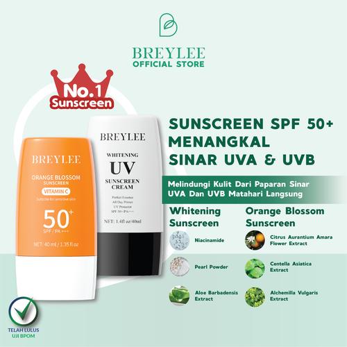 Jual BREYLEE UV Sunscreen SPF 50+ - Krim Pelindung Wajah (40ml ...