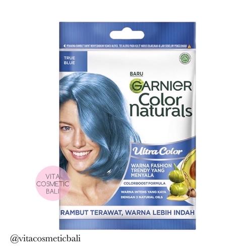 Jual Garnier Semir sachet Pastel Color Pewarna Rambut True Blue - Kota ...