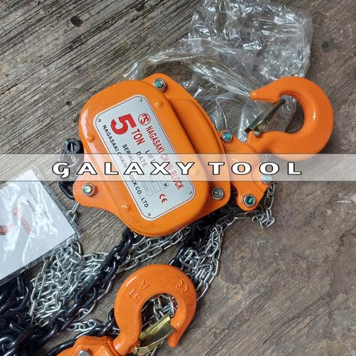 Jual Chain Block 5 Ton x 5 Meter Nagasaki Chain Hoist Takel Manual ...