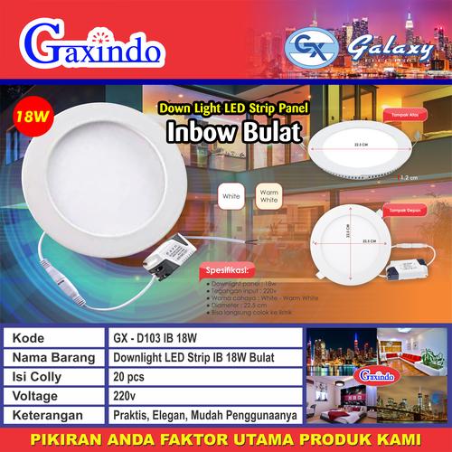 Jual Lampu Down Light Led Panel Inbow Outbow Bulat Segi Lampu Plafon ...