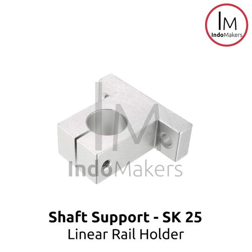 Jual SK25 Linear Rail Shaft Support Unit for 25mm Rail / Rod - Kota ...