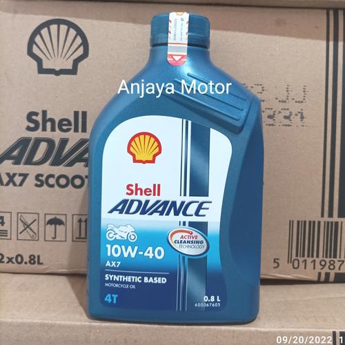 Jual SHELL ADVANCE AX5 AX7 HELIX HX5 ORIGINAL - 2.AX7-0.8L - Kota ...