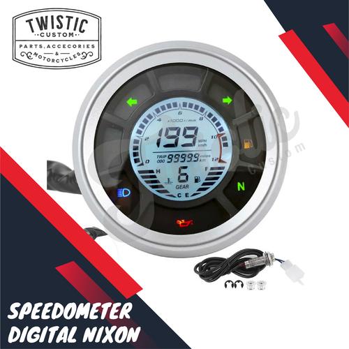 Jual Speedometer Digital Nixon Motor Custom Universal Scrambler Tracker ...