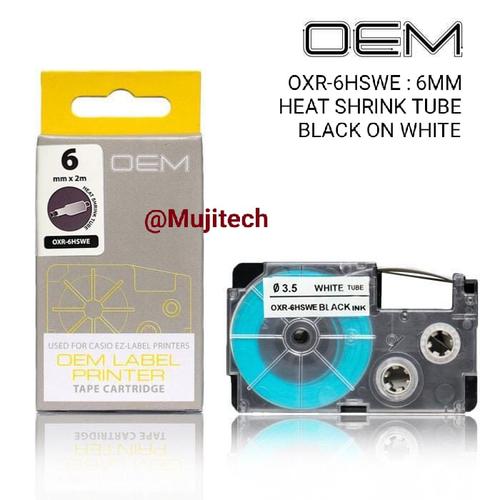 Jual OEM LABEL HEAT SHRINK TUBE 6MM TAPE CASIO - Kab. Tangerang ...