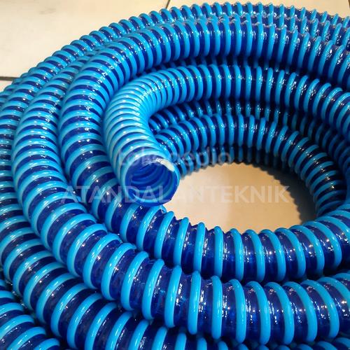 Jual Selang Spiral Biru 1.1/4"(32mm) Selang Hisap Pompa Alkon Harga ...