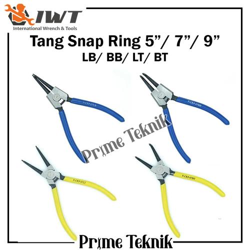 Jual Tang Snap Ring 5" 7" 9" IWT Lurus Bengkok Buka Tutup LB LT BB BT ...