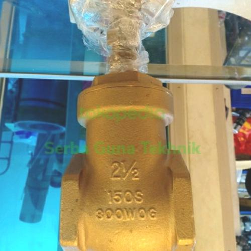 Jual Gate Valve 2-1/2" inch Kitz Class 150 - 300 WOG Kuningan Drat 2,5" - Jakarta Barat - Serba ...