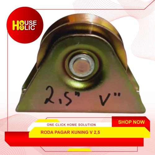 Jual Roda Pagar Model V 2,5" Inch 60mm / Rel Pagar Besi - Kota Makassar ...