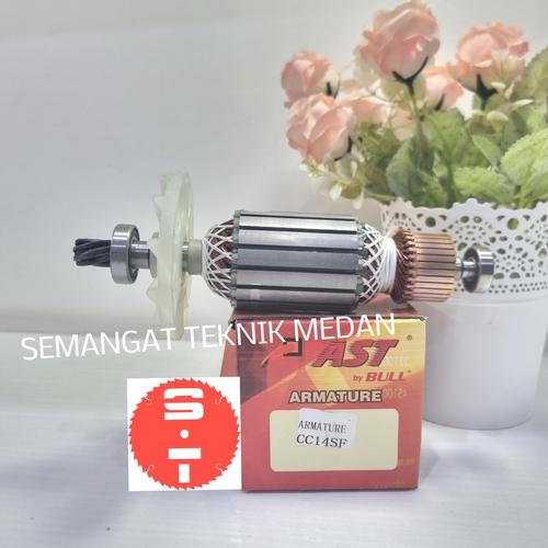 Jual CC14SF ARMATURE ANGKER MESIN CUT OFF HITACHI HIKOKI 14" CC 14 SF ...