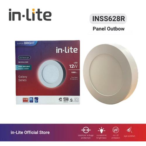 Jual Lampu Downlight Inlite LED 12w 12 Watt In-Lite panel bulat OUTBOW ...