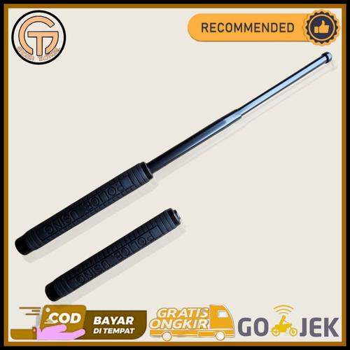 Jual baton stick police using tongkat stik/pentungan stik besi/baton ...