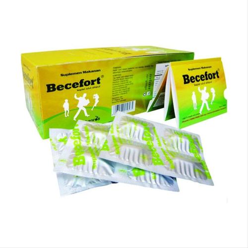 Jual Becefort strip @4 tablet - Memenuhi kebutuhan vitamin C & vitamin ...